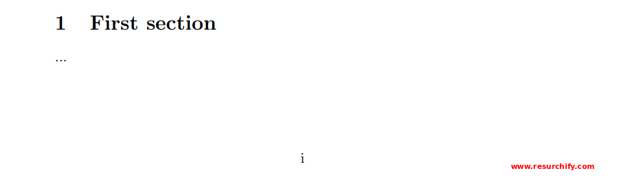 Page Numbering In LaTeX How To Add Set Page Number In LaTex Resurchify